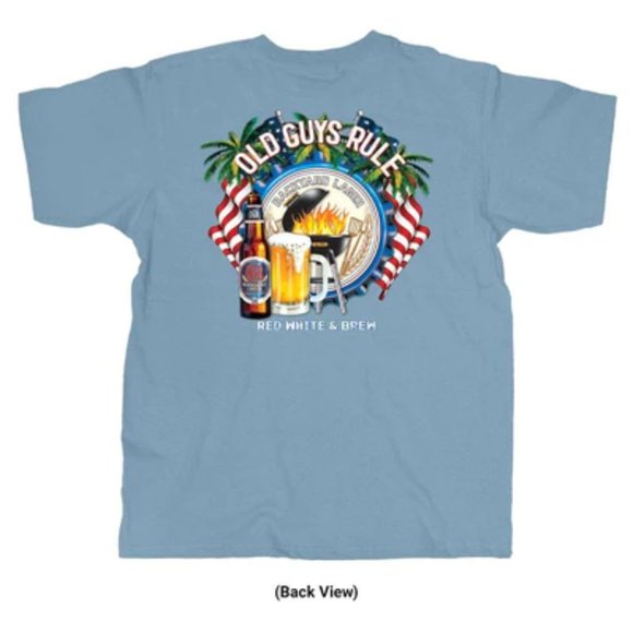 Old Guys Rule | Shirts | Nwt Dad Gift Red White And Brew Old Guys Rule ...